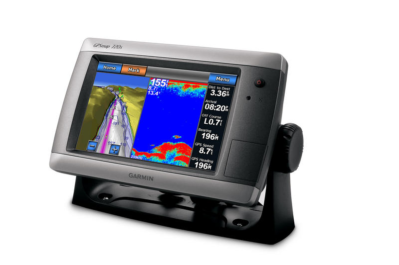 Garmin 720s komplett sjökortsplotter och ekolod med pekskärm.